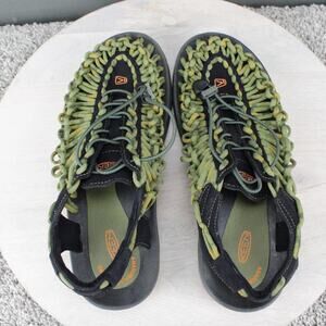 Keen | Shoes | Keen Uneek Paracord Sandal Mens 85 Green Black Woven ...